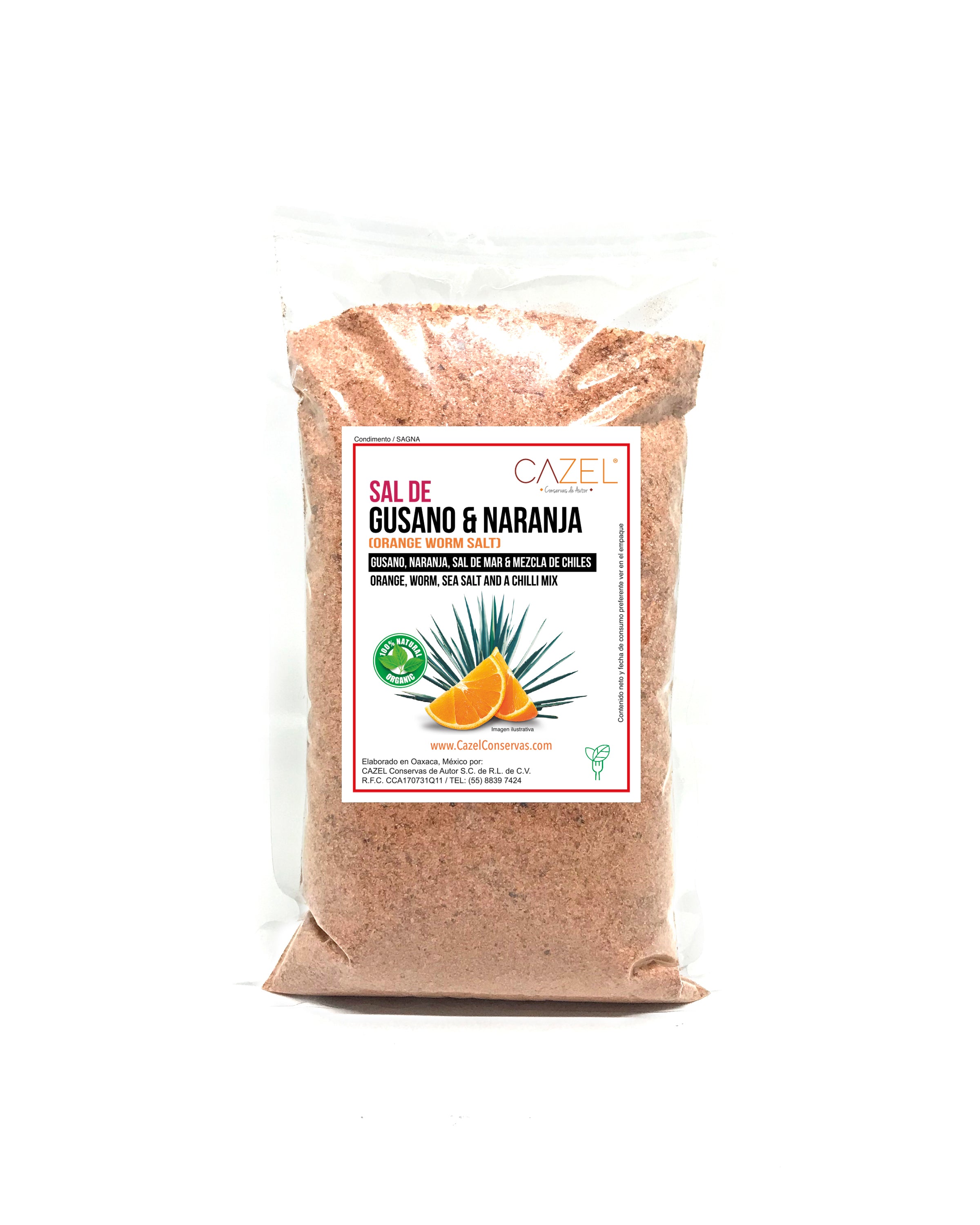 Sal de Gusano con Naranja 500GR