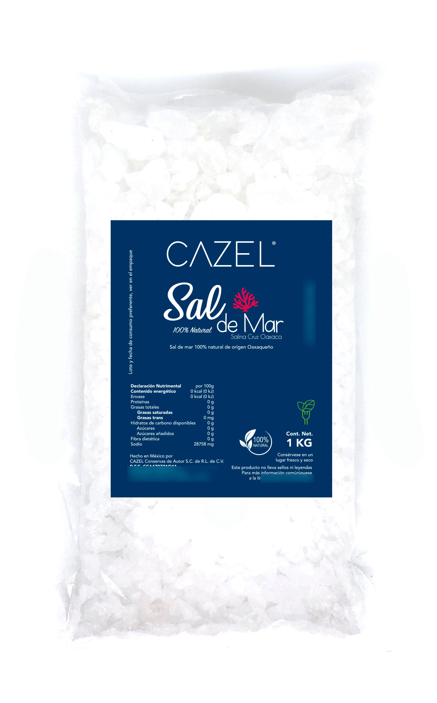 Sal de Mar en Grano 1Kg
